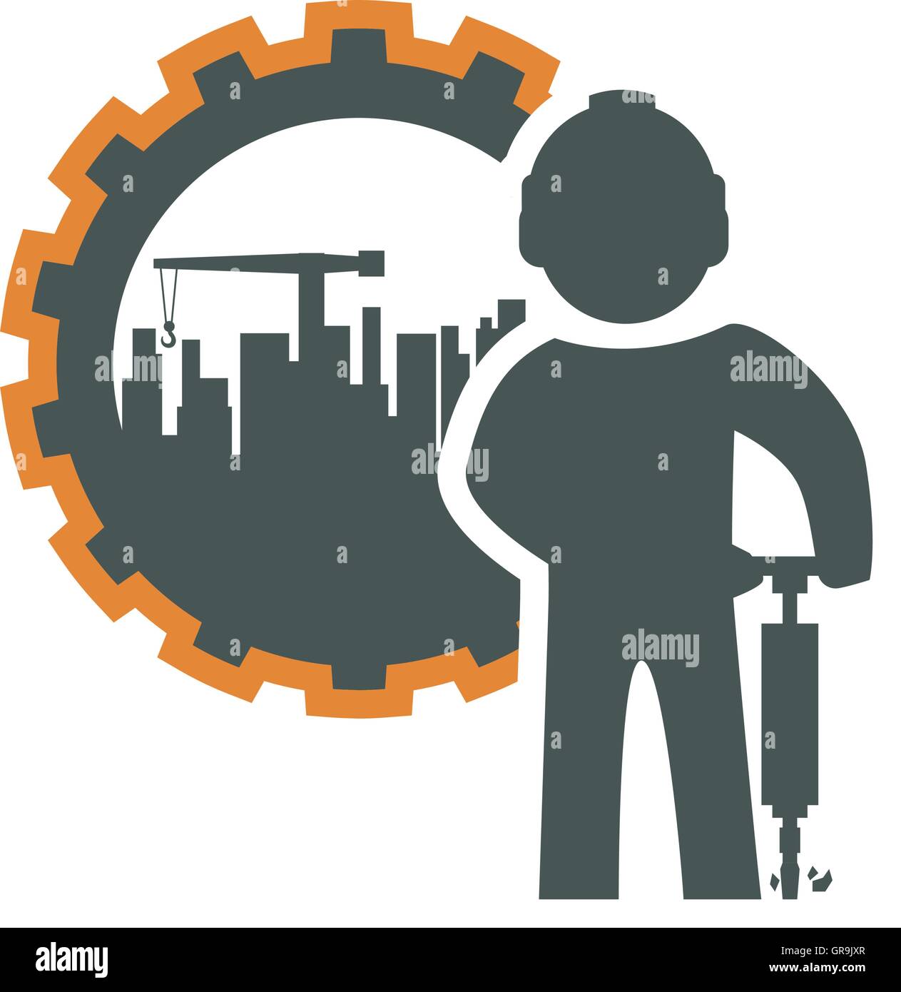 constructer and industrial plant design Stock Vector Image & Art - Alamy