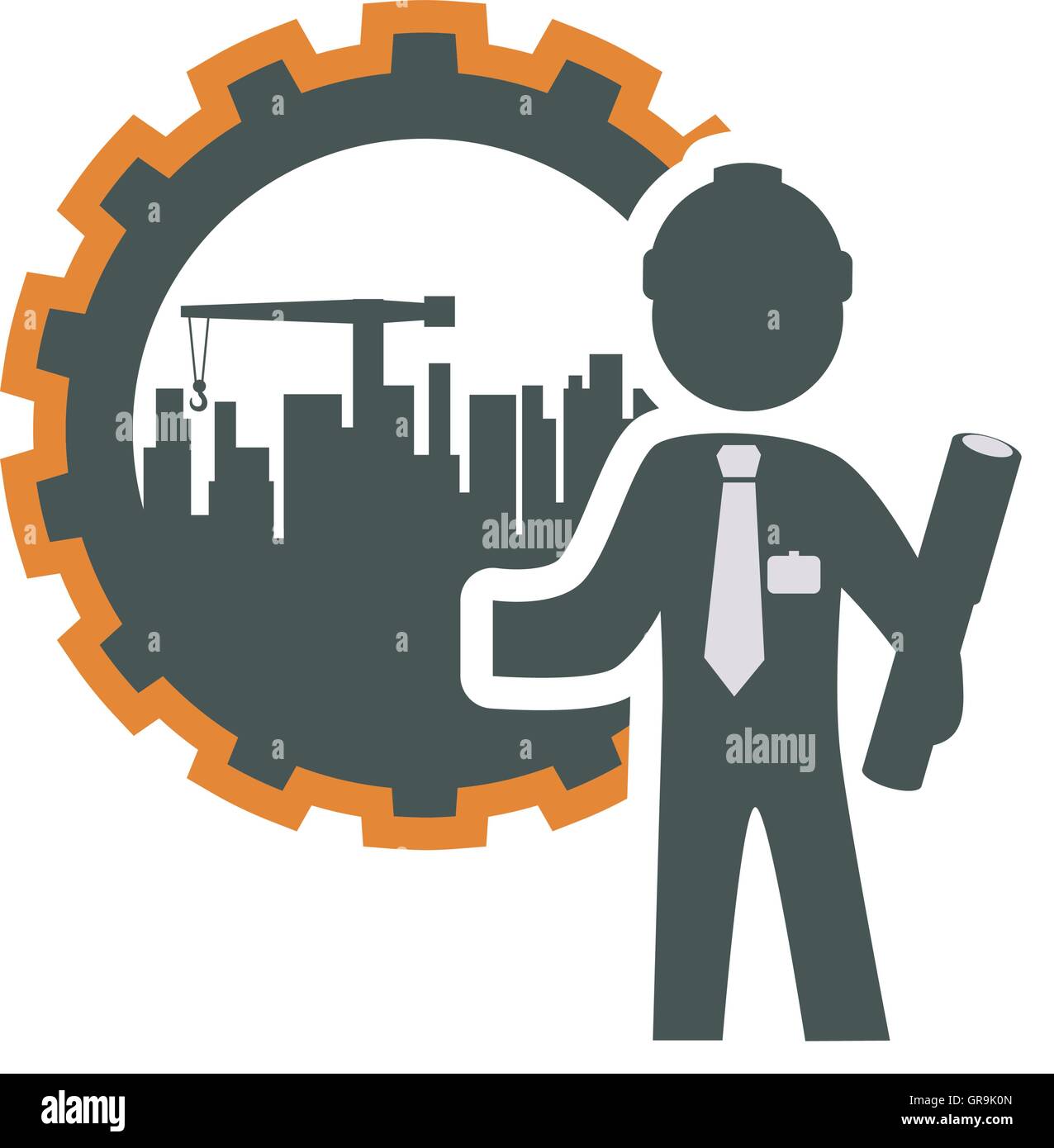 constructer and industrial plant design Stock Vector Image & Art - Alamy