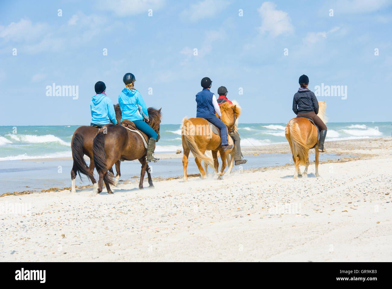 Pony riding beach hi-res stock photography and images - Alamy