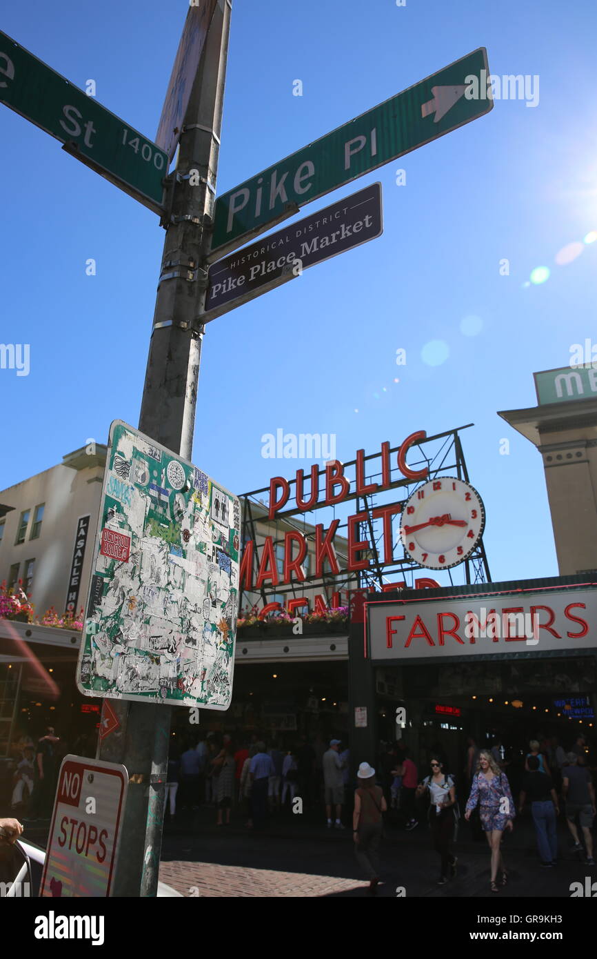 Pike Place Market Stock Photo - Alamy