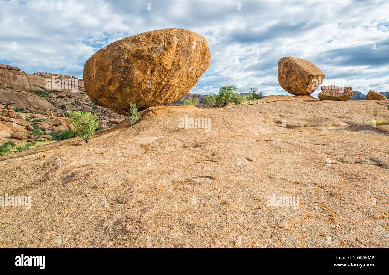Bizarre Rocks Bulls Party Erongo Namibia Stock Photo - Alamy
