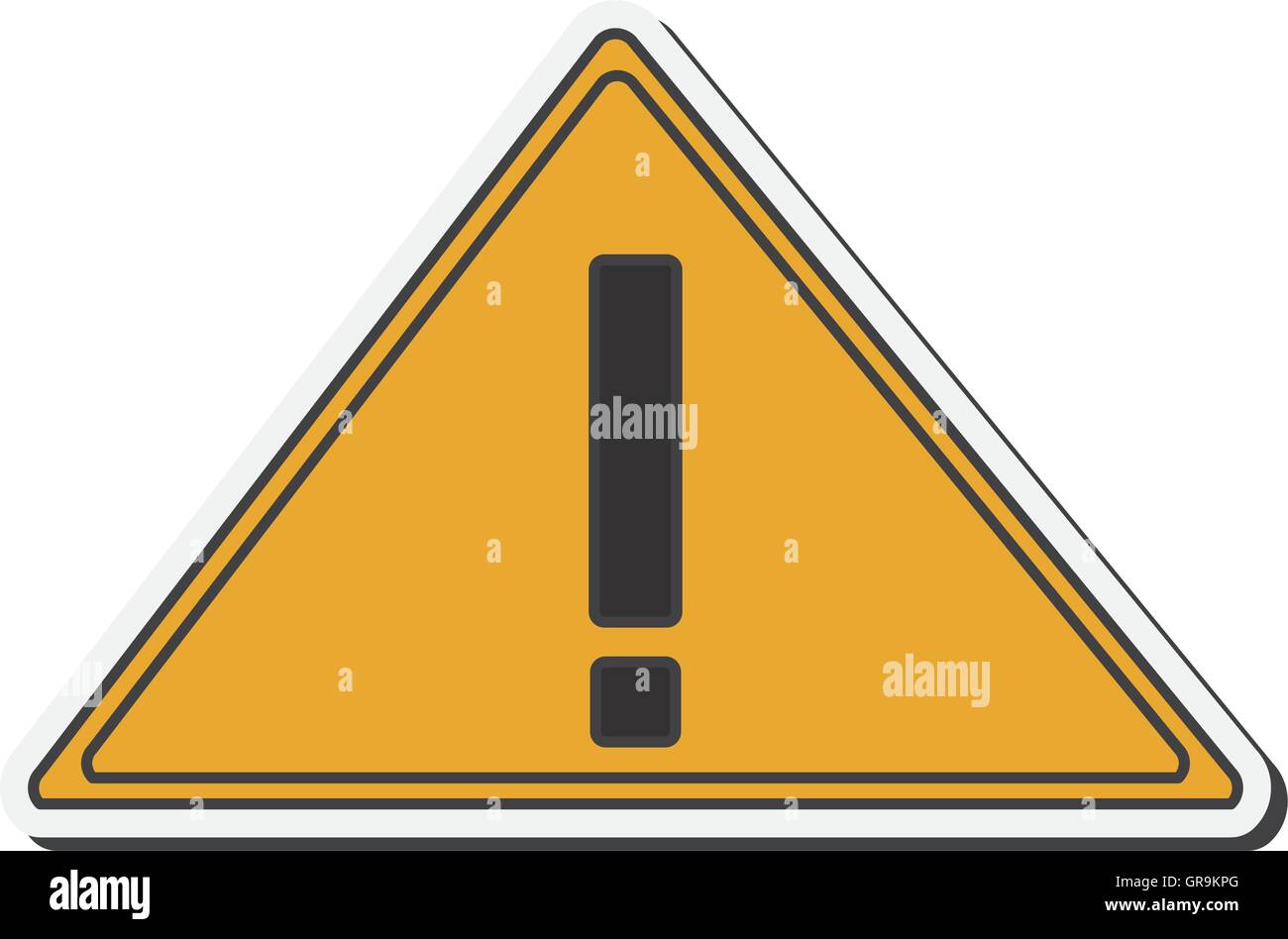 road sign security warning design Stock Vector Image & Art - Alamy