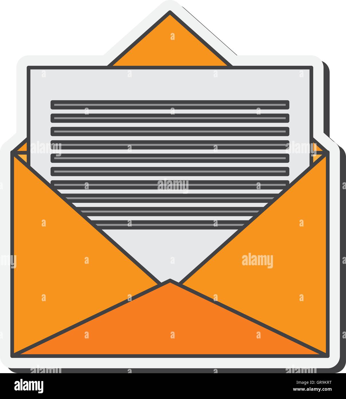 envelope email letter design Stock Vector Image & Art - Alamy