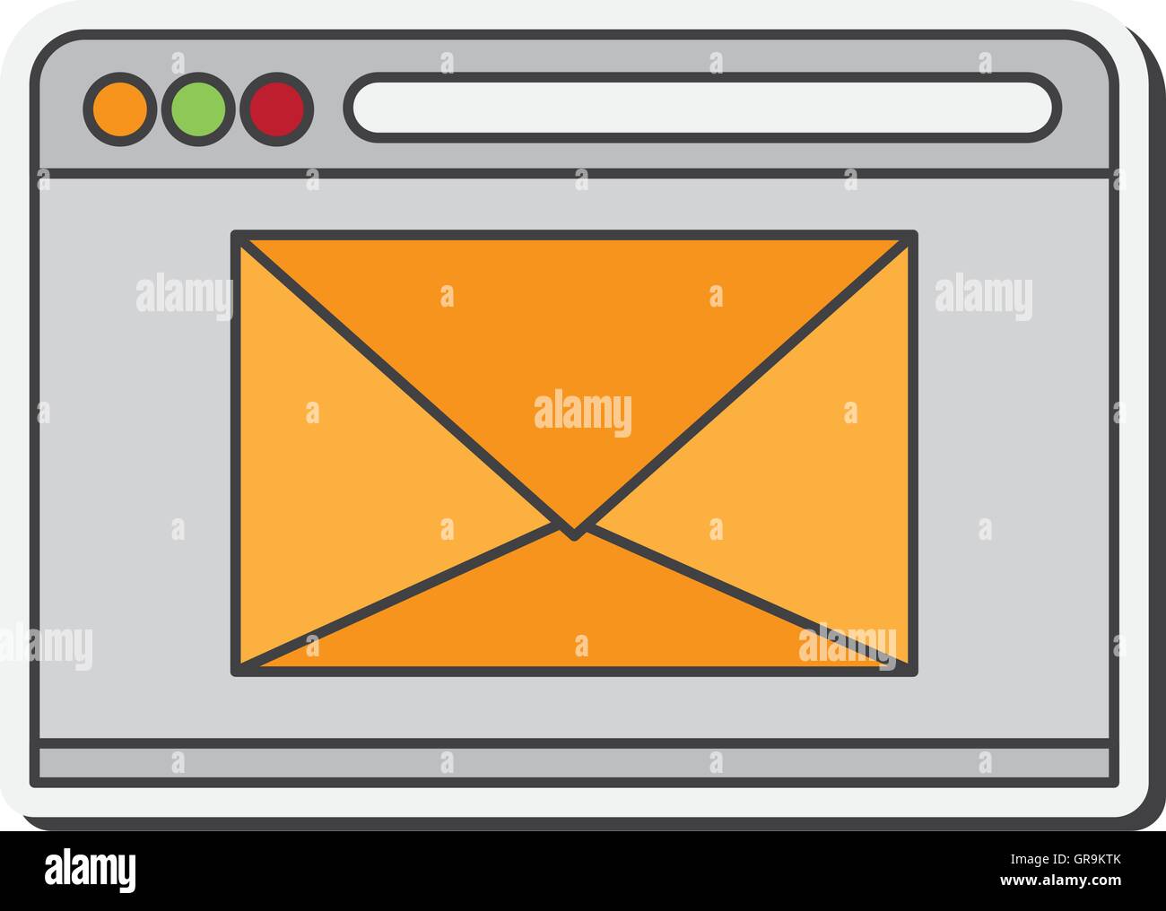 envelope email letter design Stock Vector Image & Art - Alamy