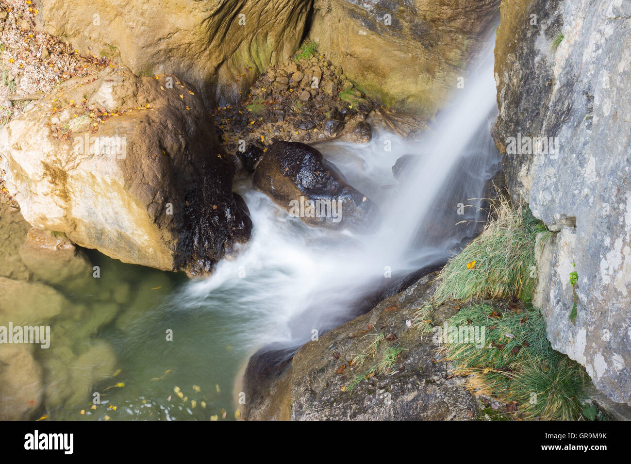 Hikers austria waterfall hi-res stock photography and images - Alamy