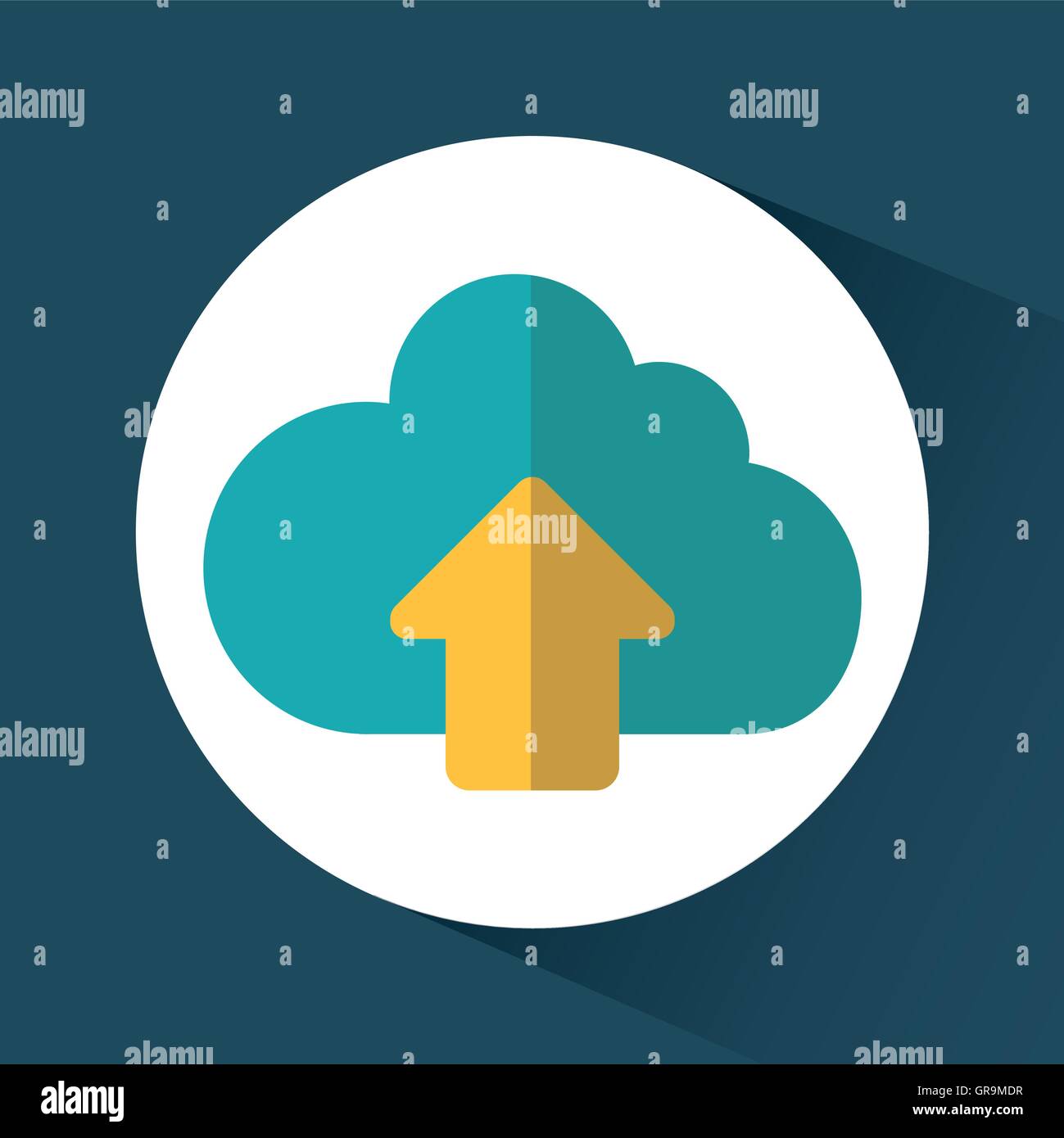 Cloud computing of social media theme Stock Vector Image & Art - Alamy