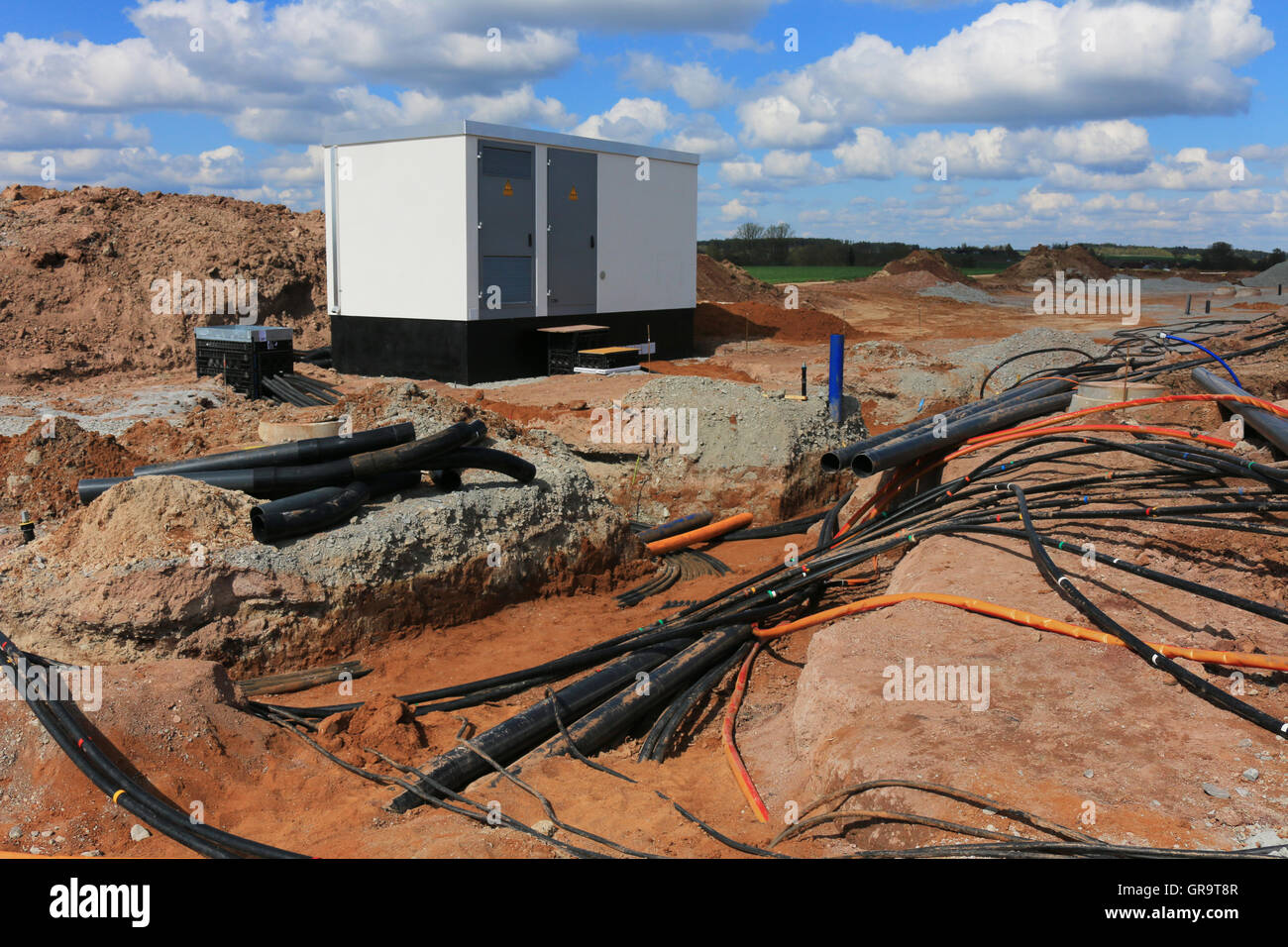 New Building Area Stock Photo - Alamy