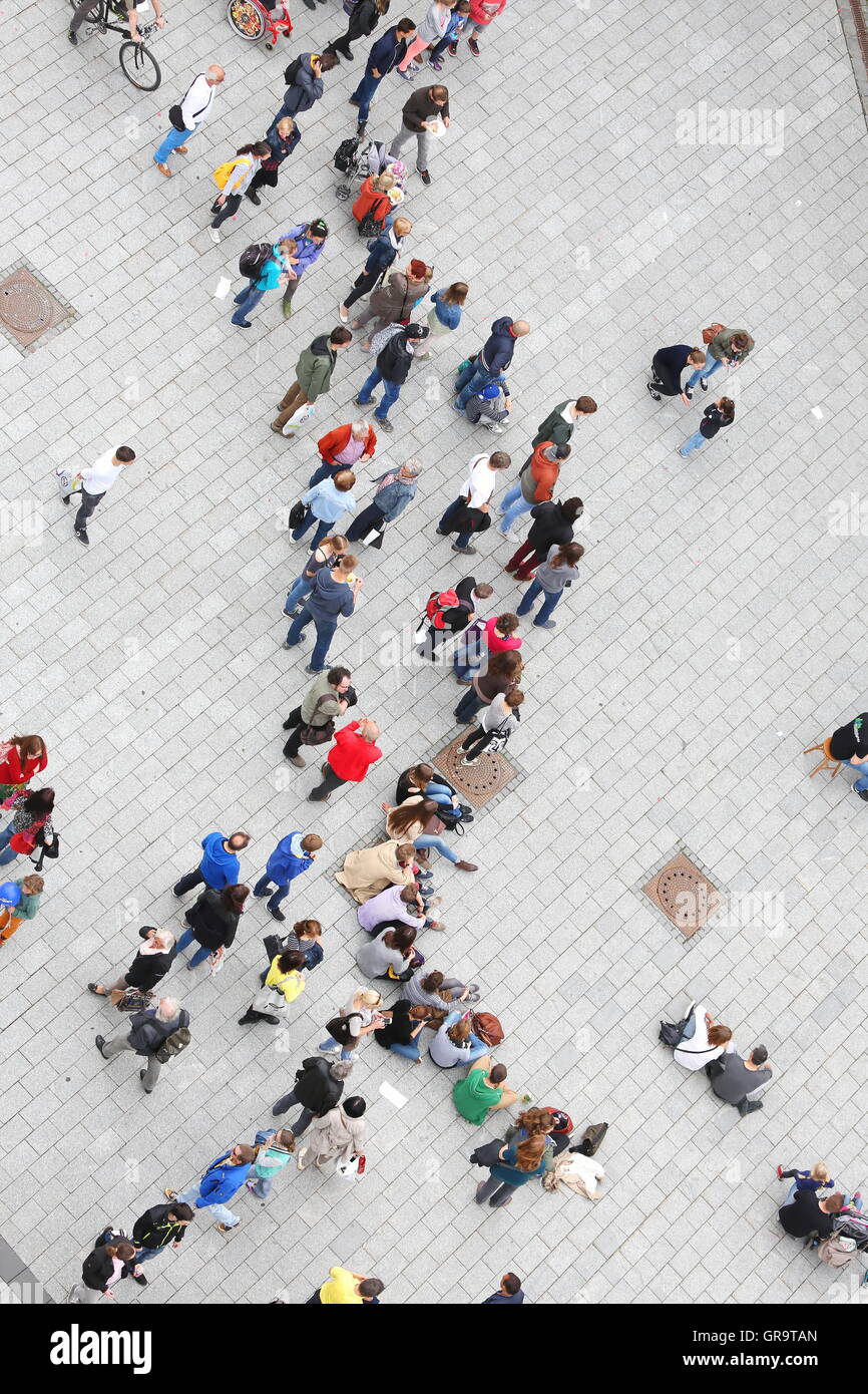 Human people europe continent aerial hi-res stock photography and ...