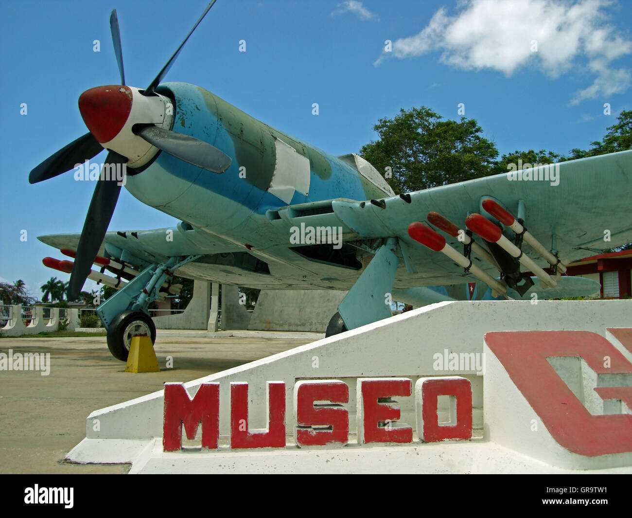 Aircraft In The Museum Giron, Cuba Stock Photo - Alamy