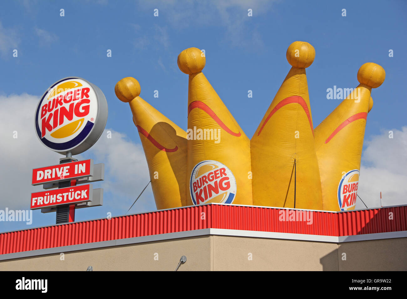 Burger King Advertising Stock Photo - Alamy