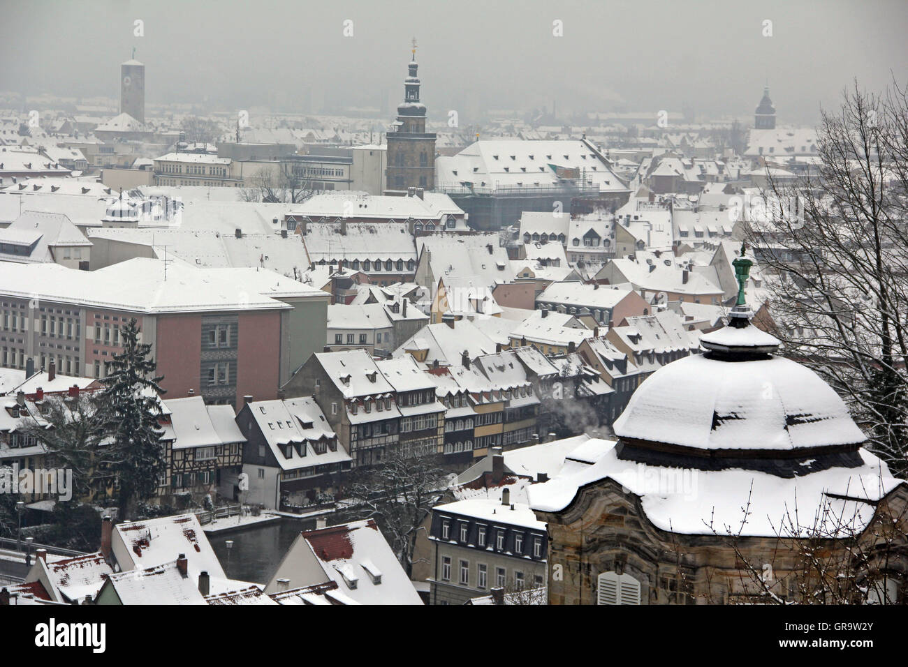 Bamberg Houses Architecture Winter High Resolution Stock Photography ...