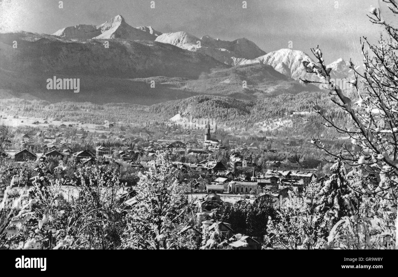 Garmisch Black and White Stock Photos & Images - Alamy