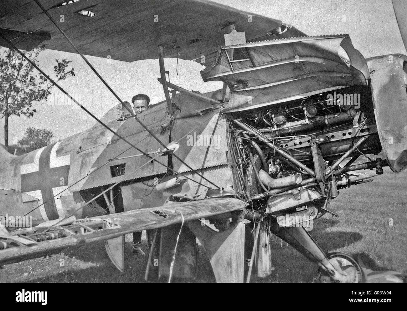 Historical combat aircraft Black and White Stock Photos & Images - Alamy