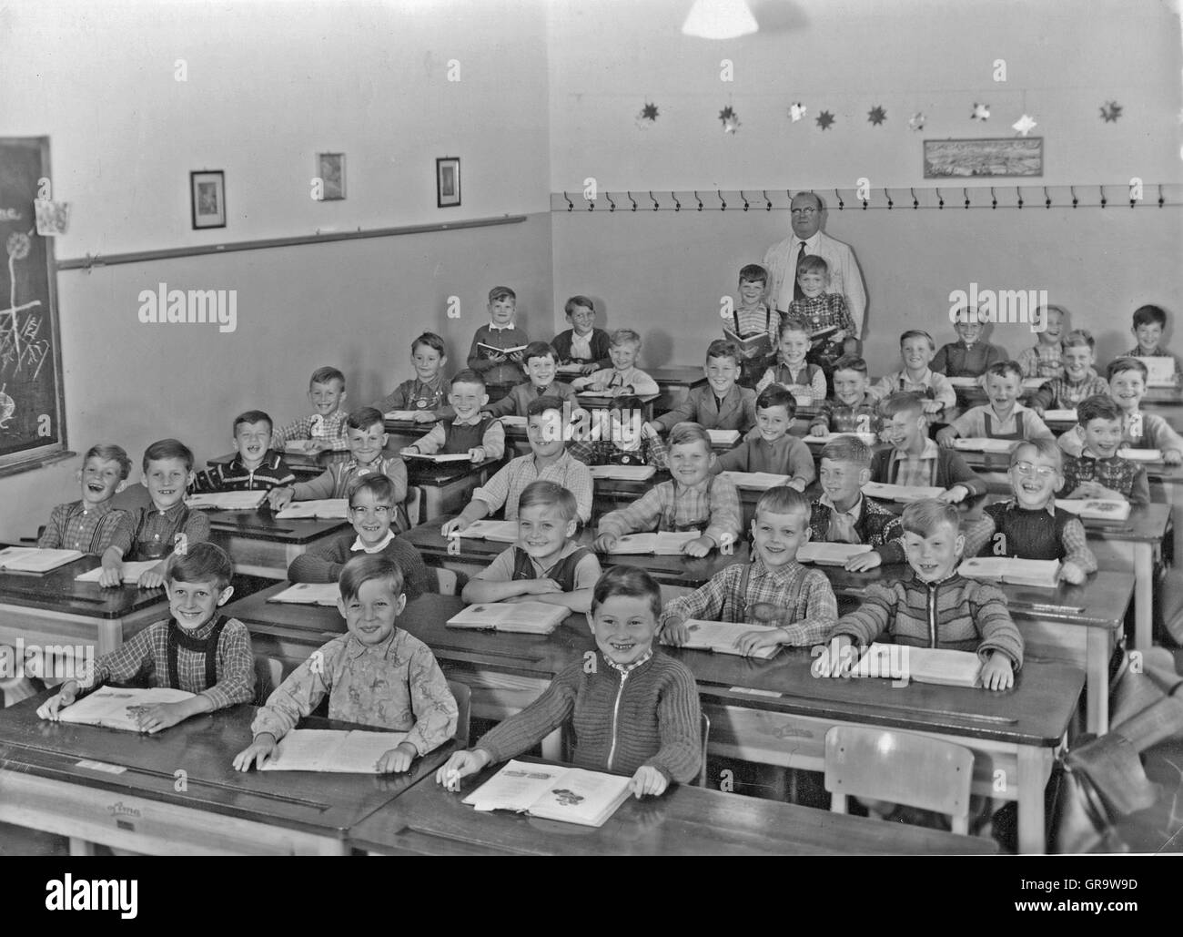 Historic german school class hi-res stock photography and images - Alamy