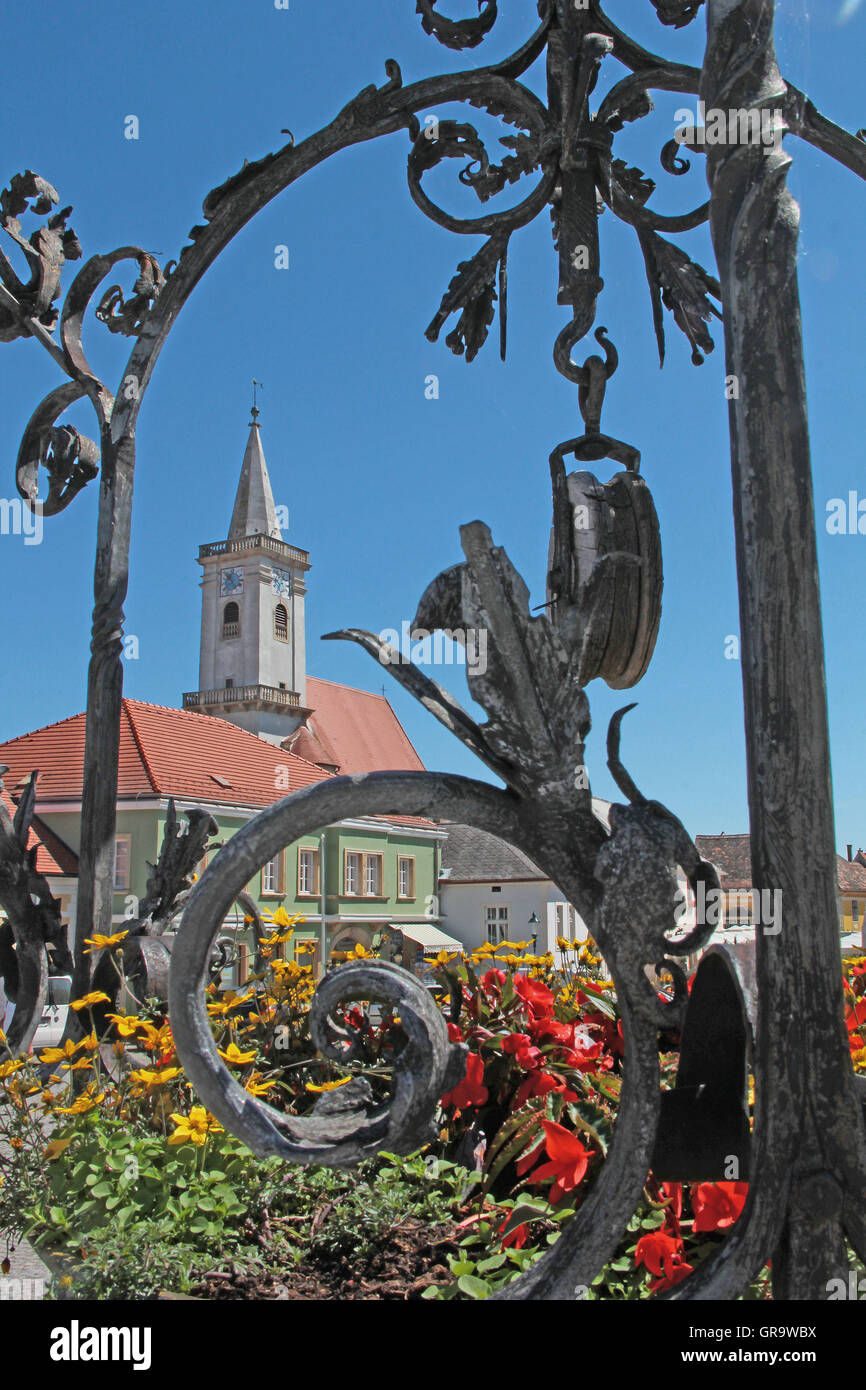 Church In Rust On Lake Neusiedl In Burgenland In Austria Stock Photo ...