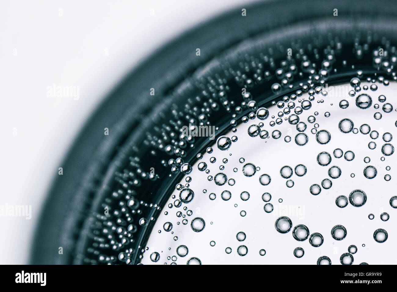 Carbonated Water Surface Stock Photo - Alamy