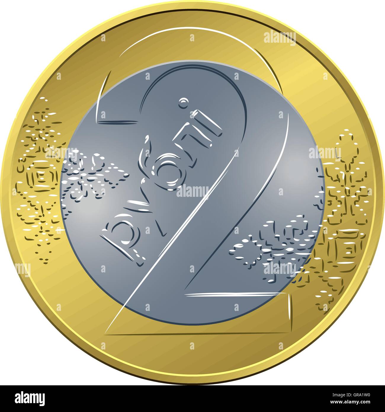 Two ruble Stock Vector Images - Alamy