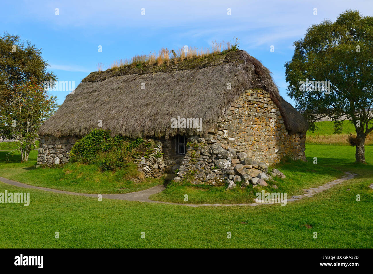Leanach cottage culloden battlefield hi-res stock photography and ...