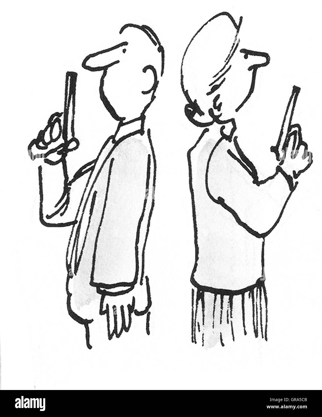 Compromise cartoon hi-res stock photography and images - Alamy