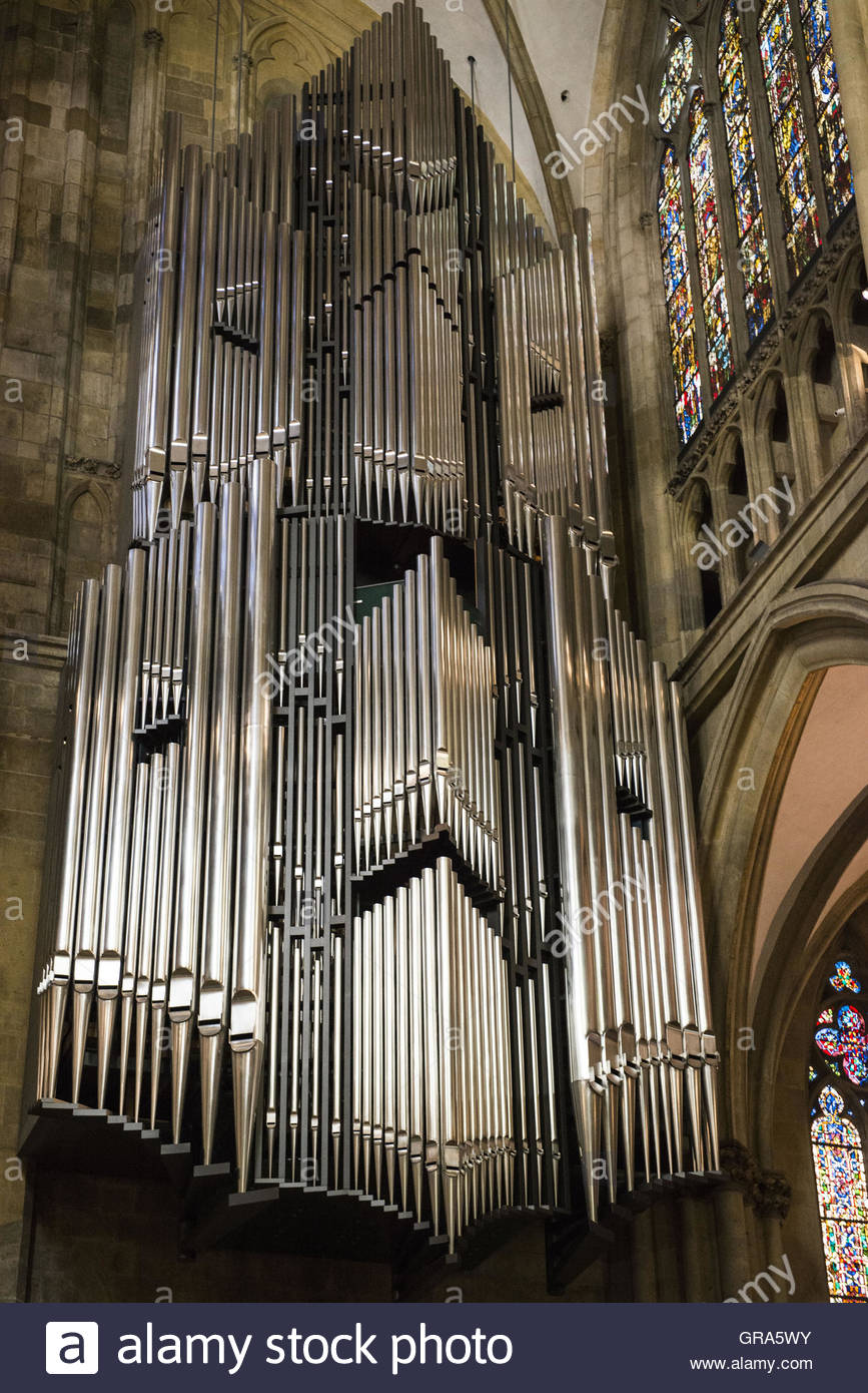 Interior Cathedral Regensburg Germany High Resolution Stock Photography ...
