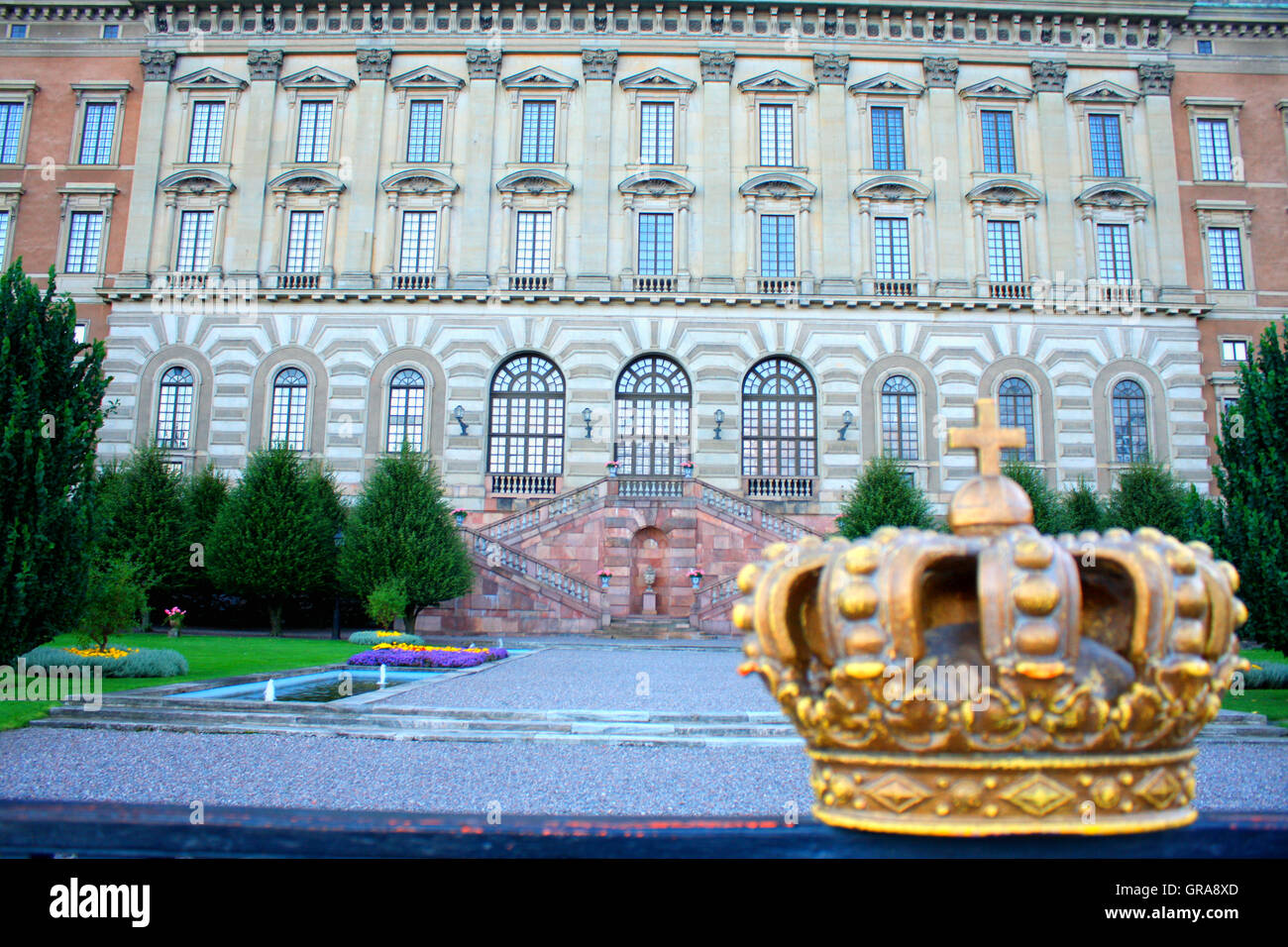 Royal palace in Swedish capital, Stockholm Stock Photo - Alamy