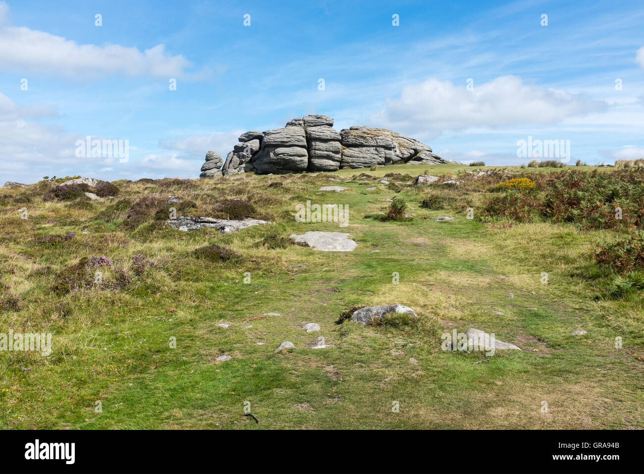 Haytor Rock is a granite tor on eastern Dartmoor National Park, Devon ...