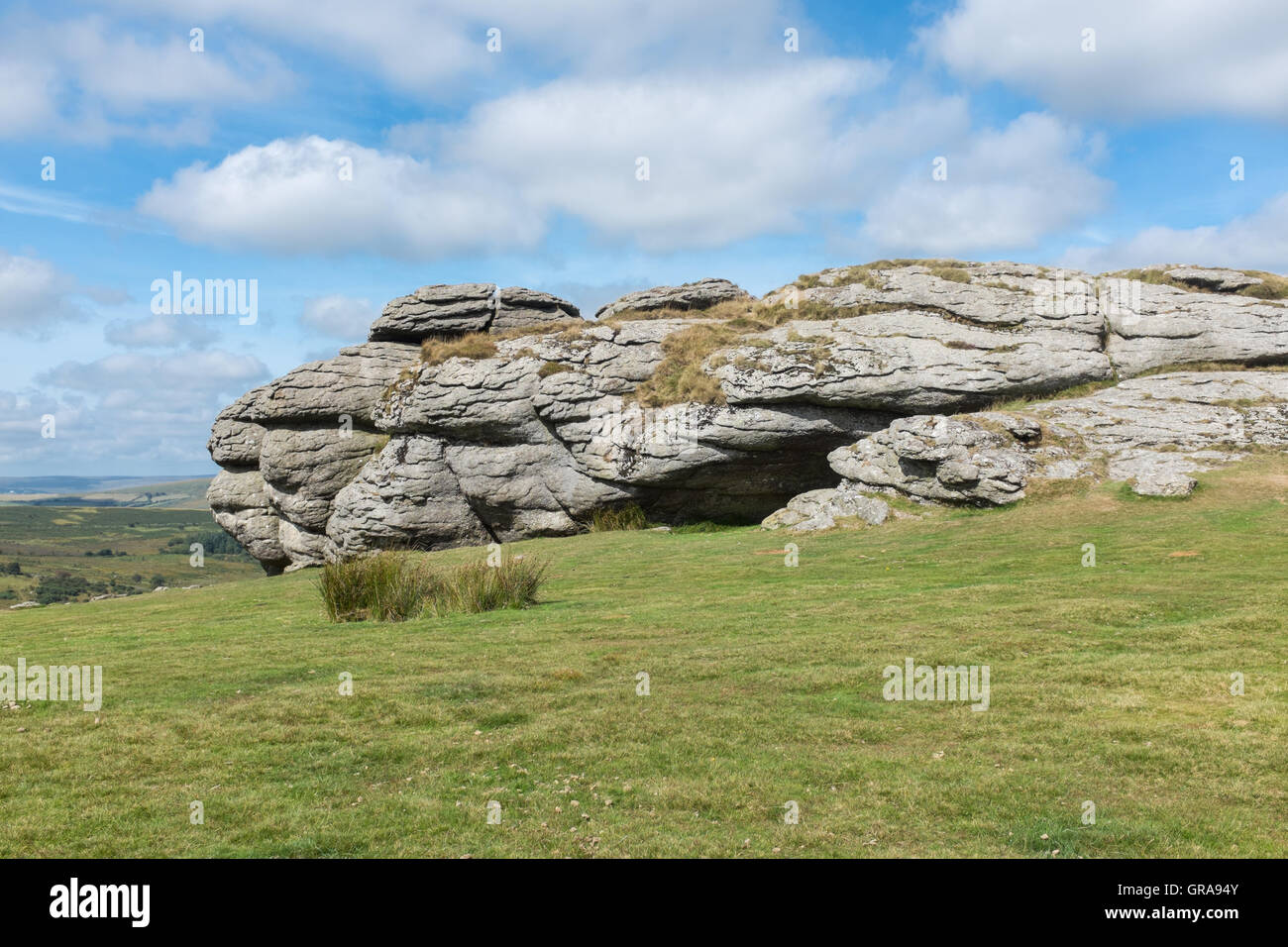 Haytor Rock is a granite tor on eastern Dartmoor National Park, Devon ...