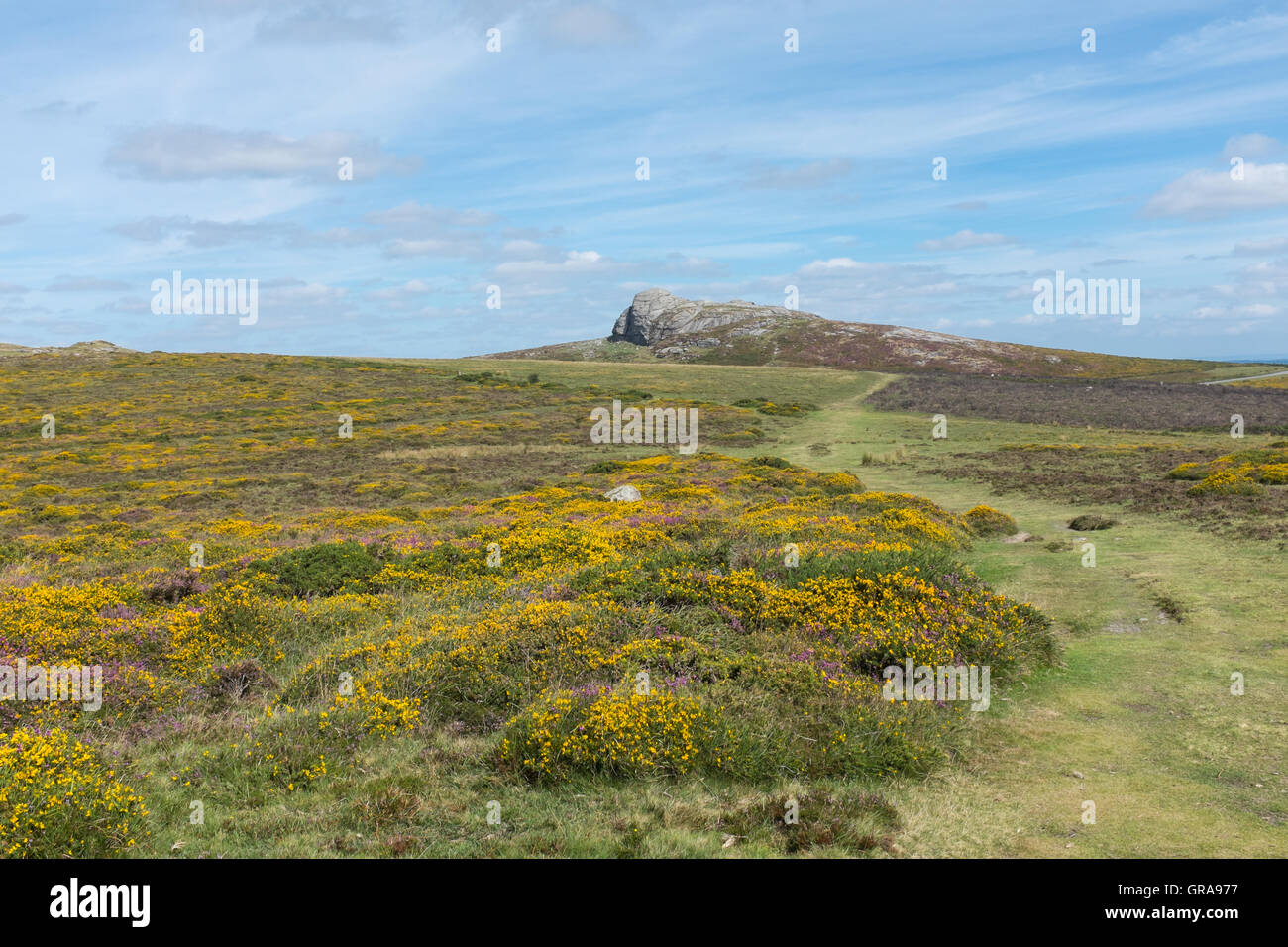 Haytor Rock is a granite tor on eastern Dartmoor National Park, Devon ...