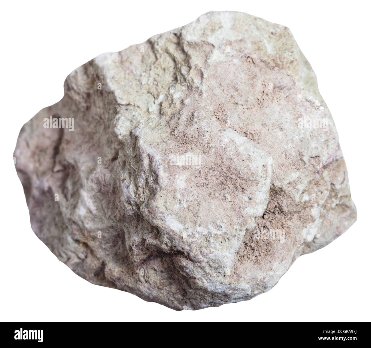 macro shooting of sedimentary rock specimens - piece of marl (marlstone ...