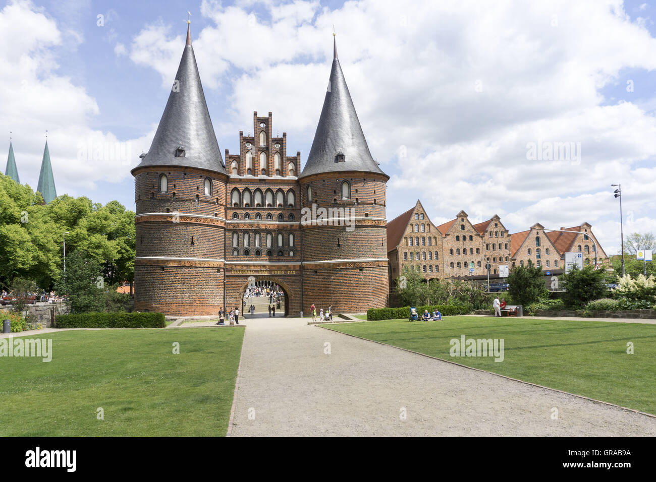 Holstentor, Holsten Gate, Lübeck, Hanseatic City, Unesco World Heritage ...