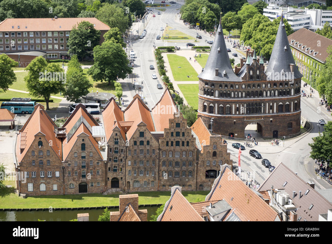 Holstentor, Holsten Gate, Lübeck, Hanseatic City, Unesco World Heritage ...