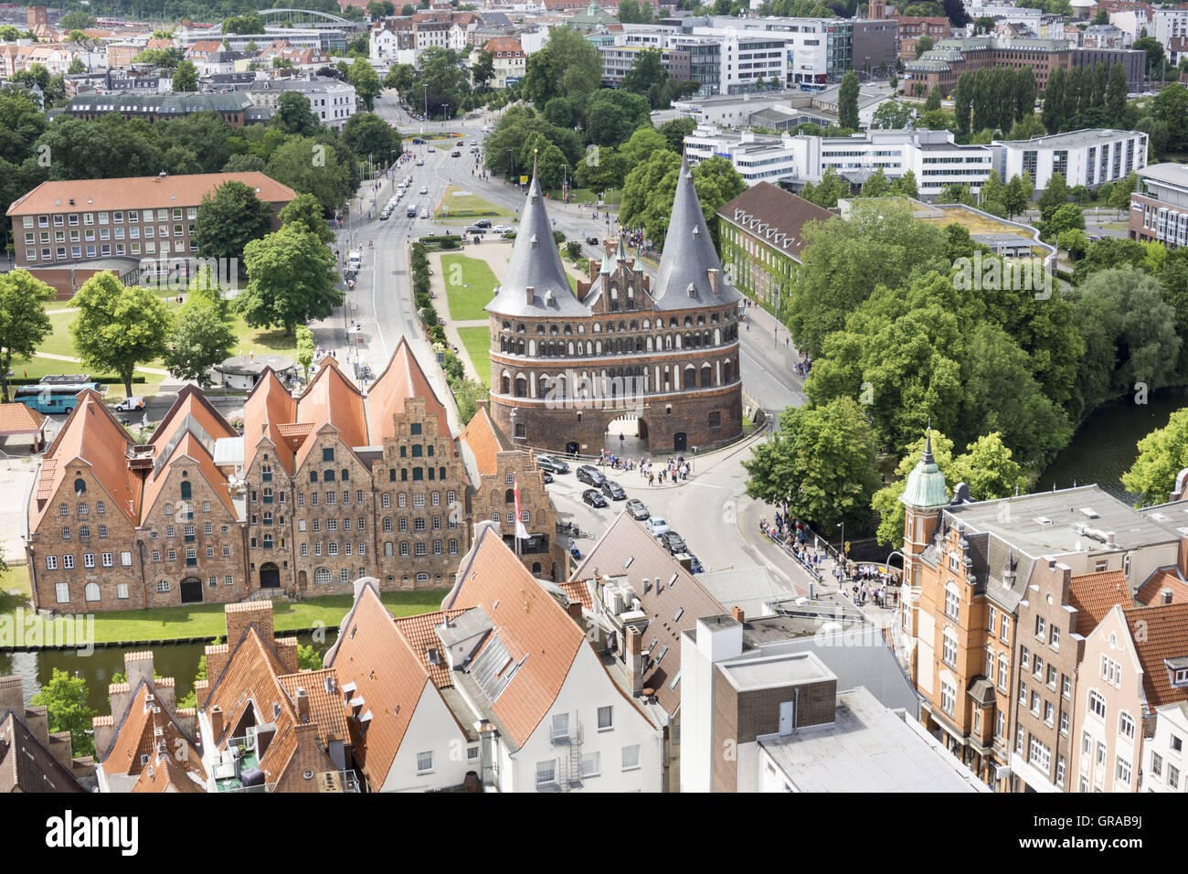 Holstentor, Holsten Gate, Lübeck, Hanseatic City, Unesco World Heritage ...