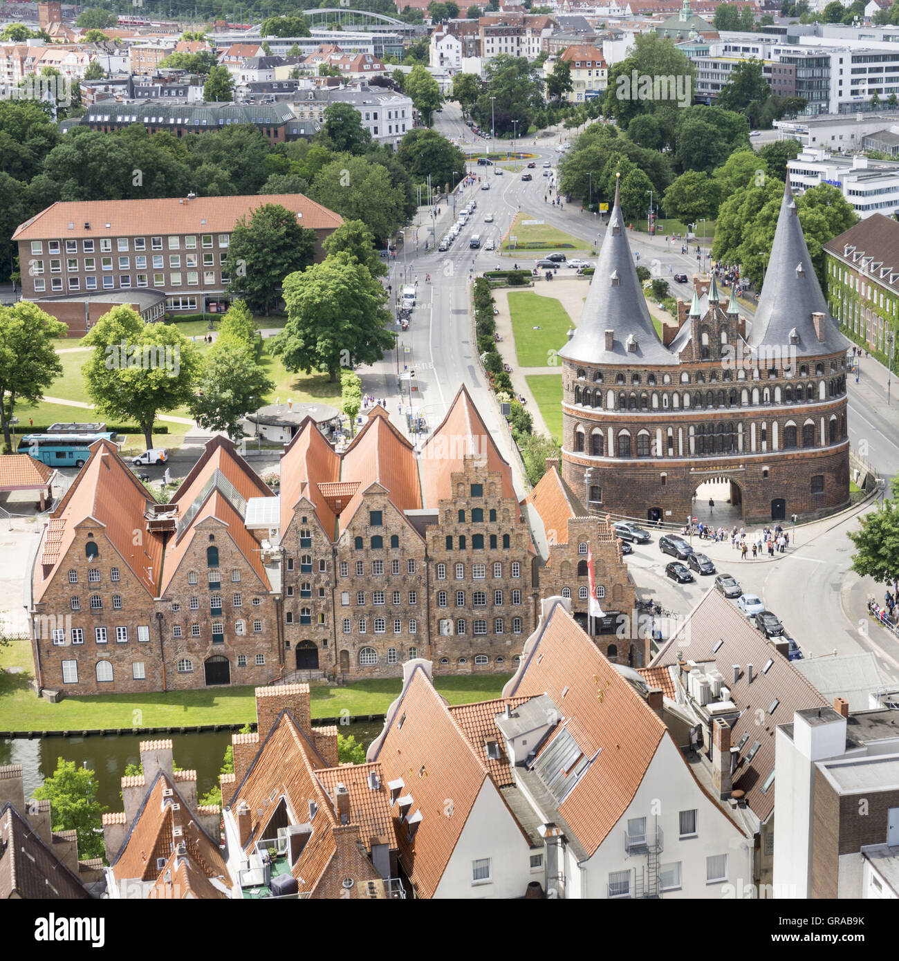 Holstentor, Holsten Gate And Salt Storage Building, Lübeck, Hanseatic ...