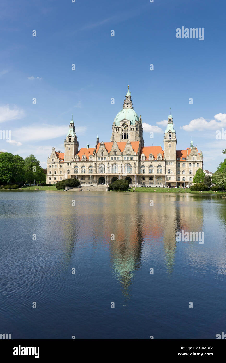New Town Hall, Hannover, Lower Saxony, Germany, Europe Stock Photo - Alamy