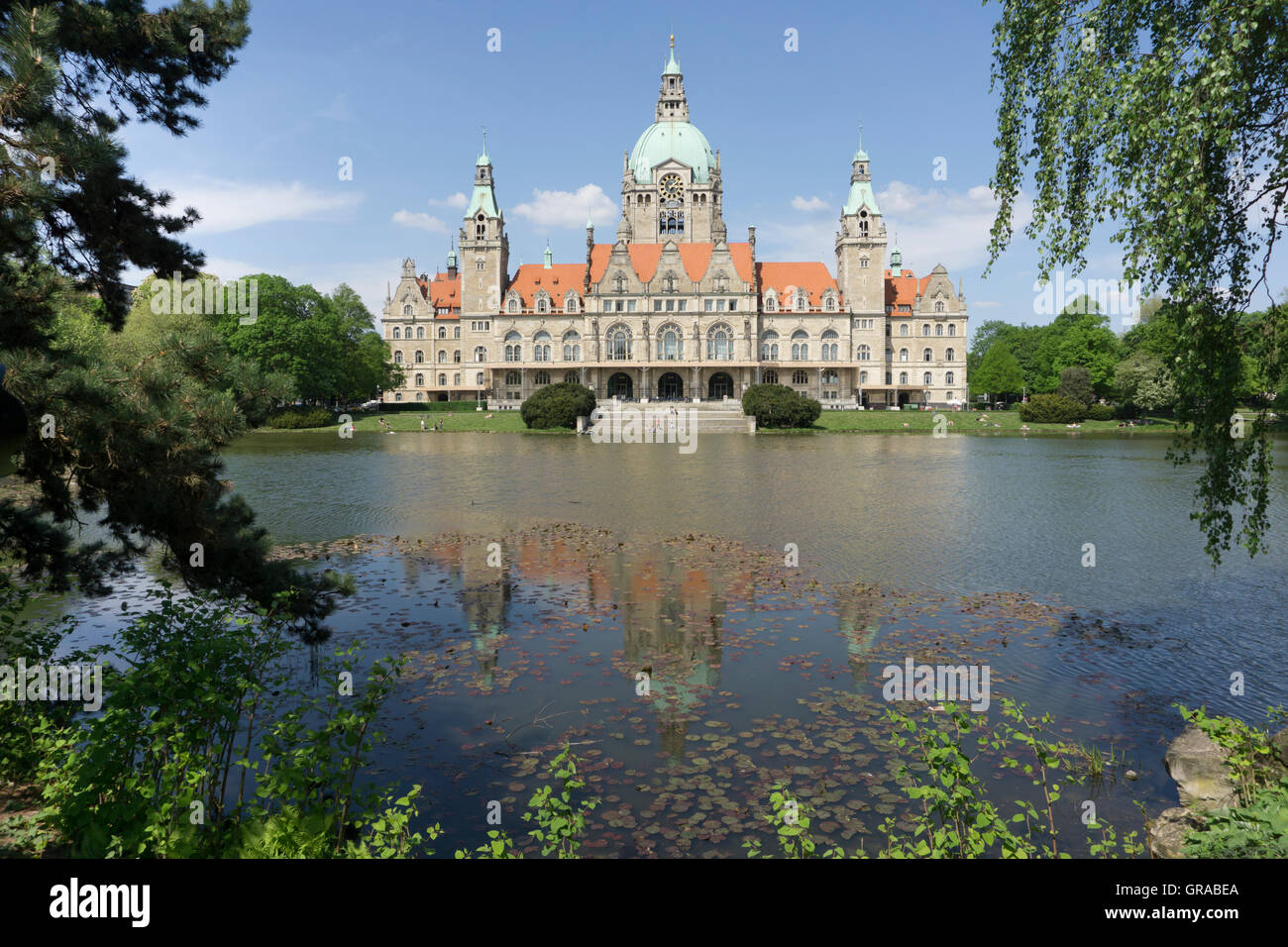 New Town Hall, Hannover, Lower Saxony, Germany, Europe Stock Photo - Alamy