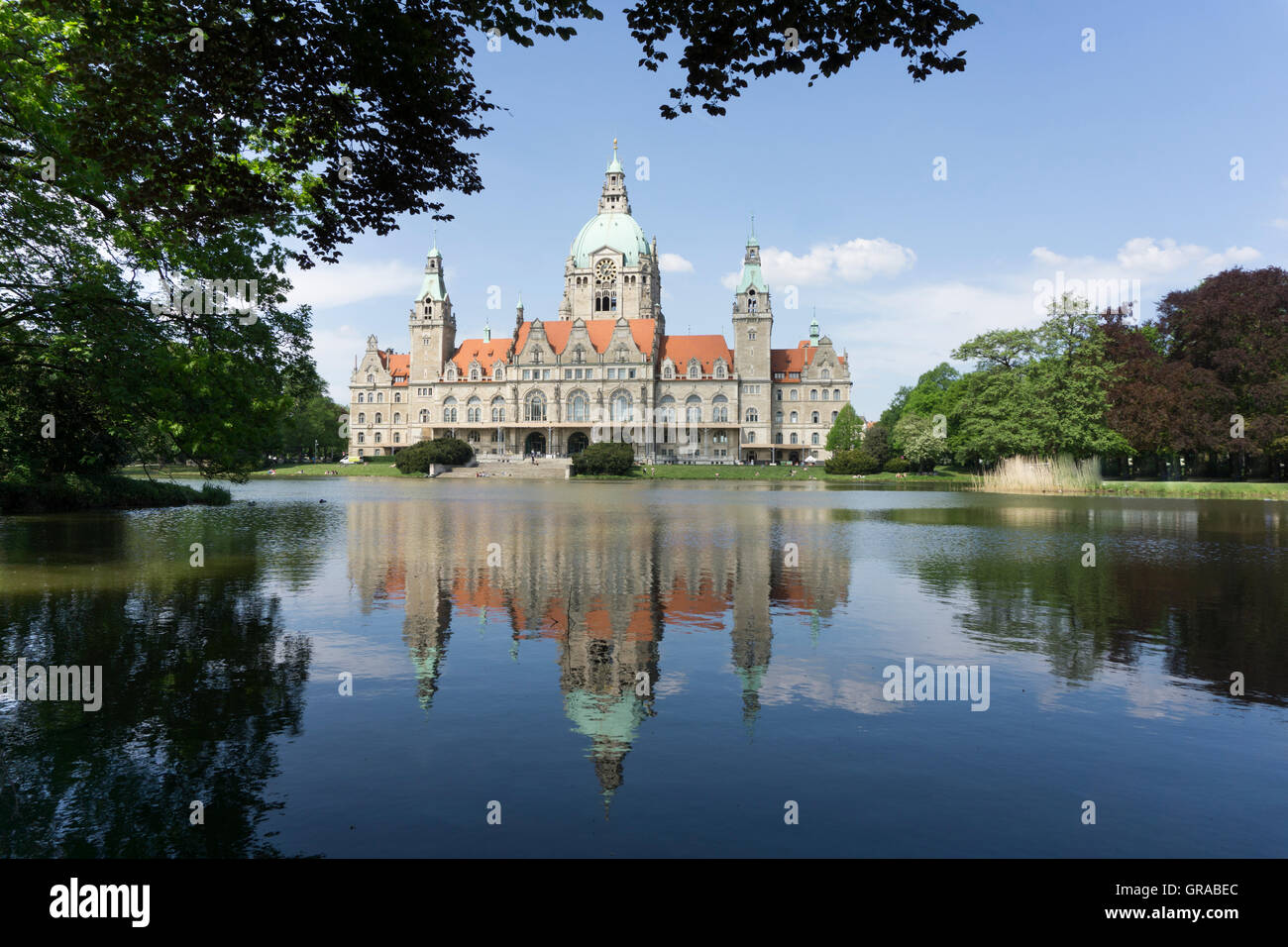 New Town Hall, Hannover, Lower Saxony, Germany, Europe Stock Photo - Alamy