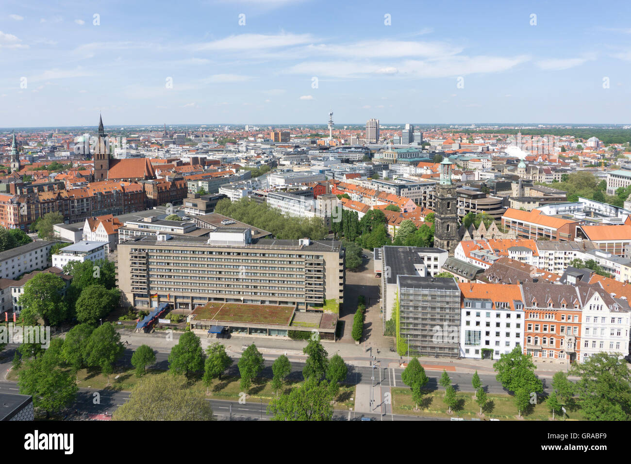 Hannover germany aerial hi-res stock photography and images - Alamy