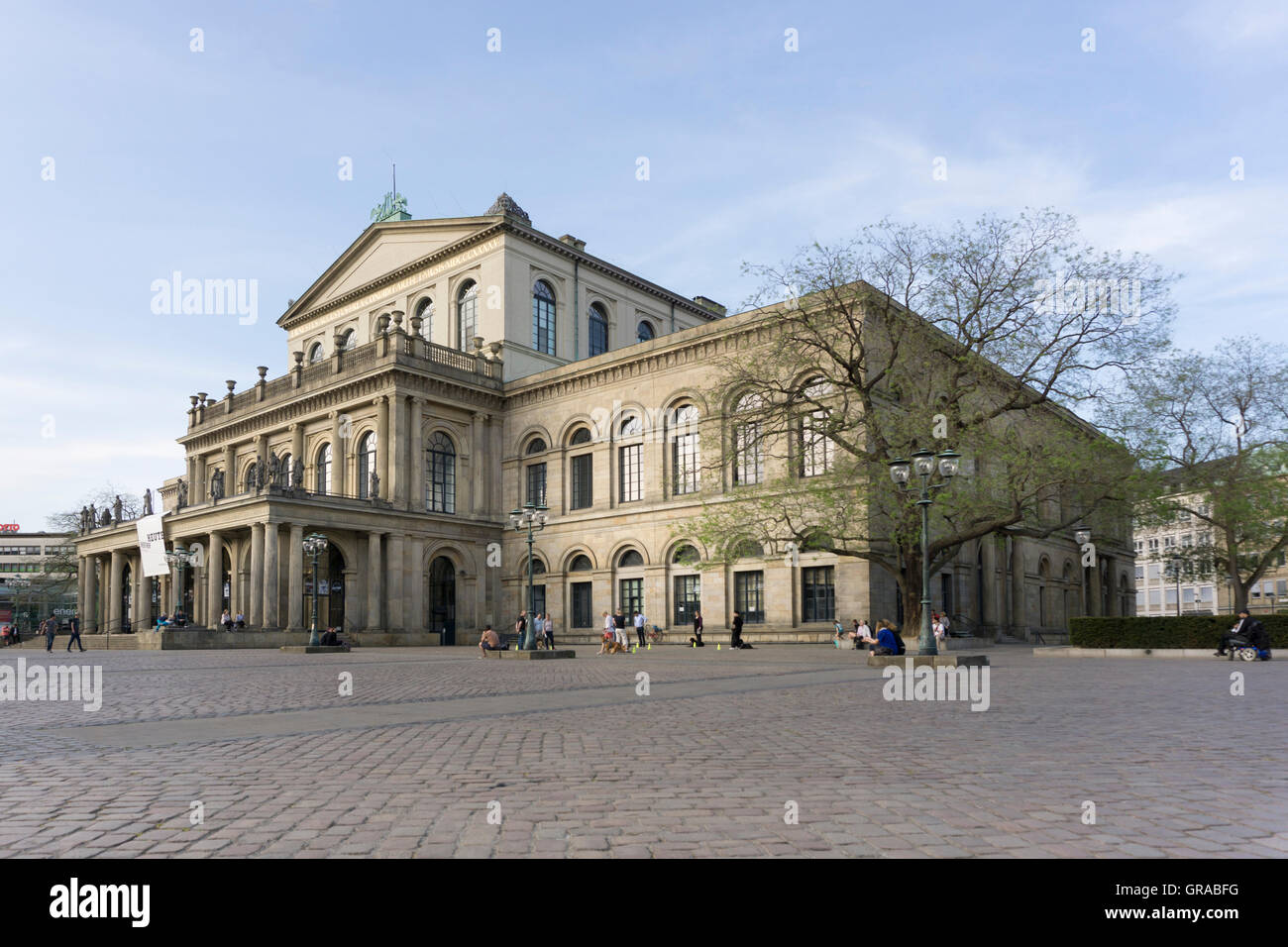 Opernhaus Hannover, Opera House With Opera Square, Hannover, Lower ...
