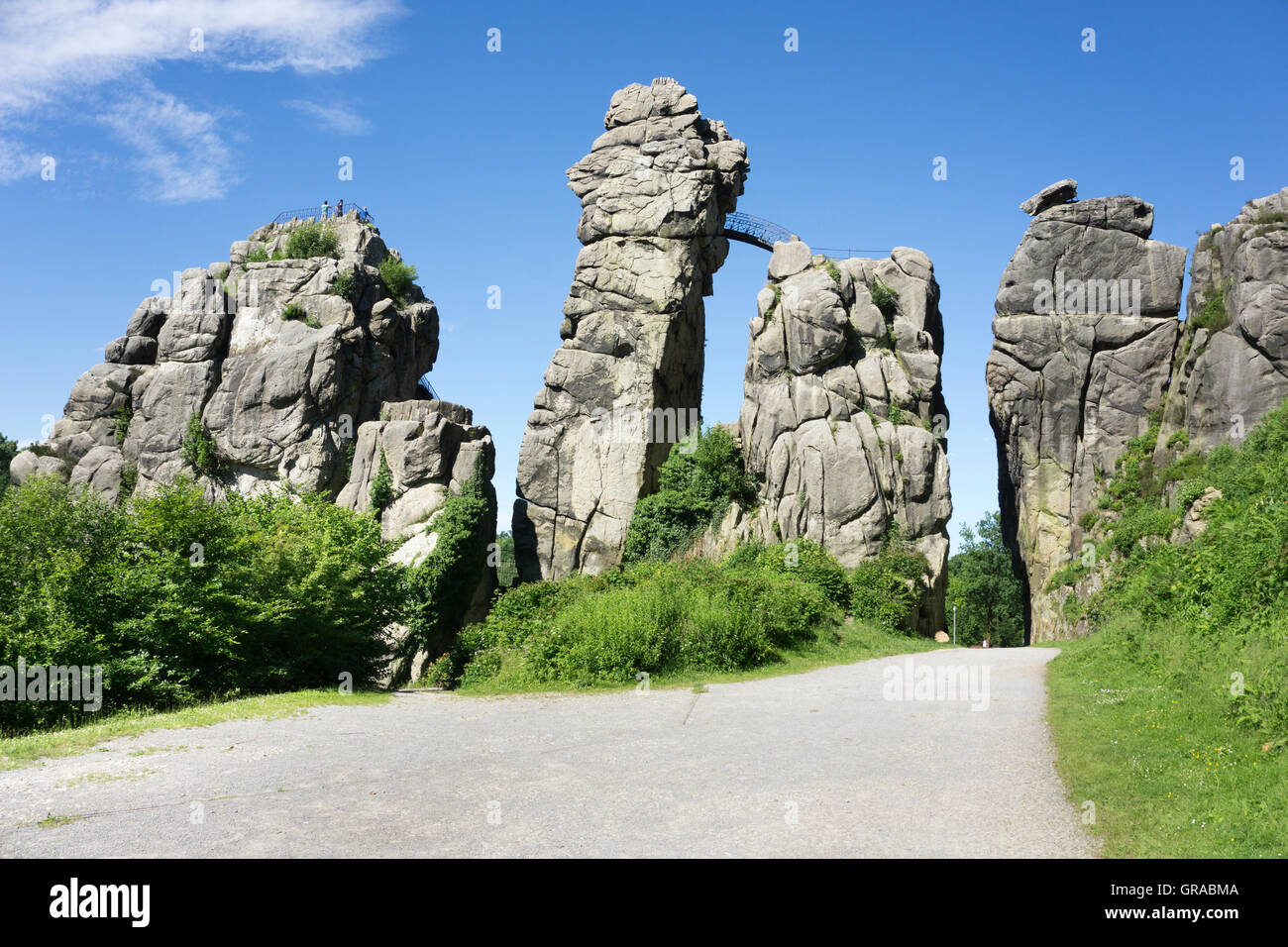 Externsteine, Sandstone Rock Formations, Horn-Bad Meinberg, Teutoburg ...