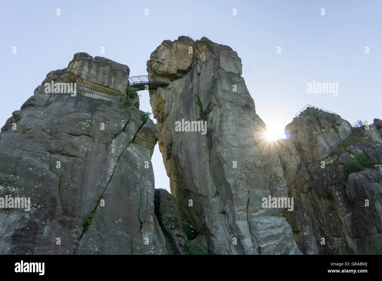 Externsteine, Sandstone Rock Formations, Horn-Bad Meinberg, Teutoburg ...