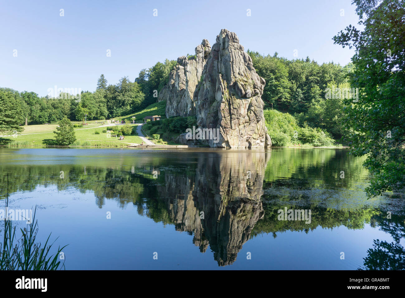 Externsteine, Sandstone Rock Formations, Horn-Bad Meinberg, Teutoburg ...