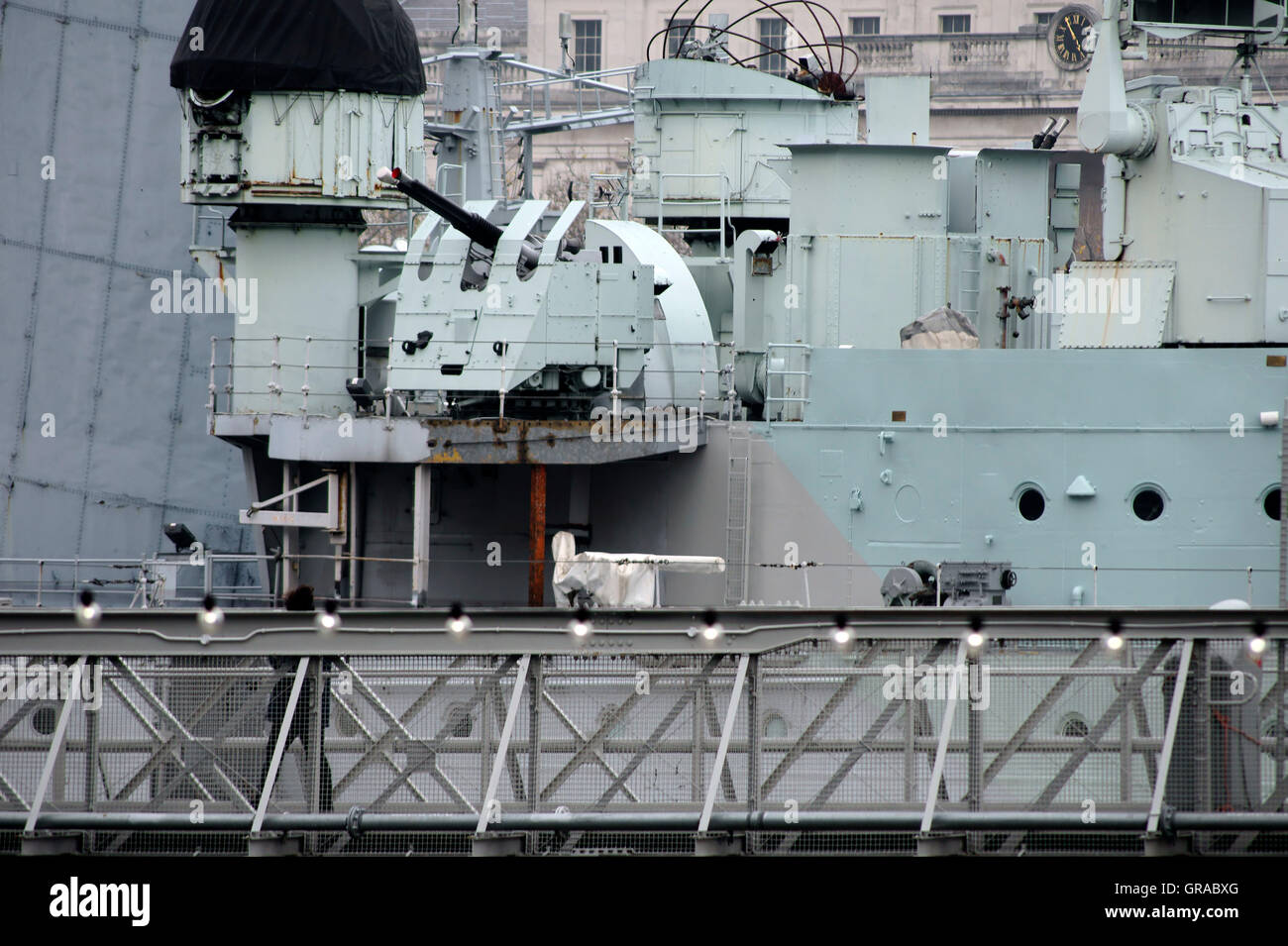 Hms belfast deck hi-res stock photography and images - Alamy