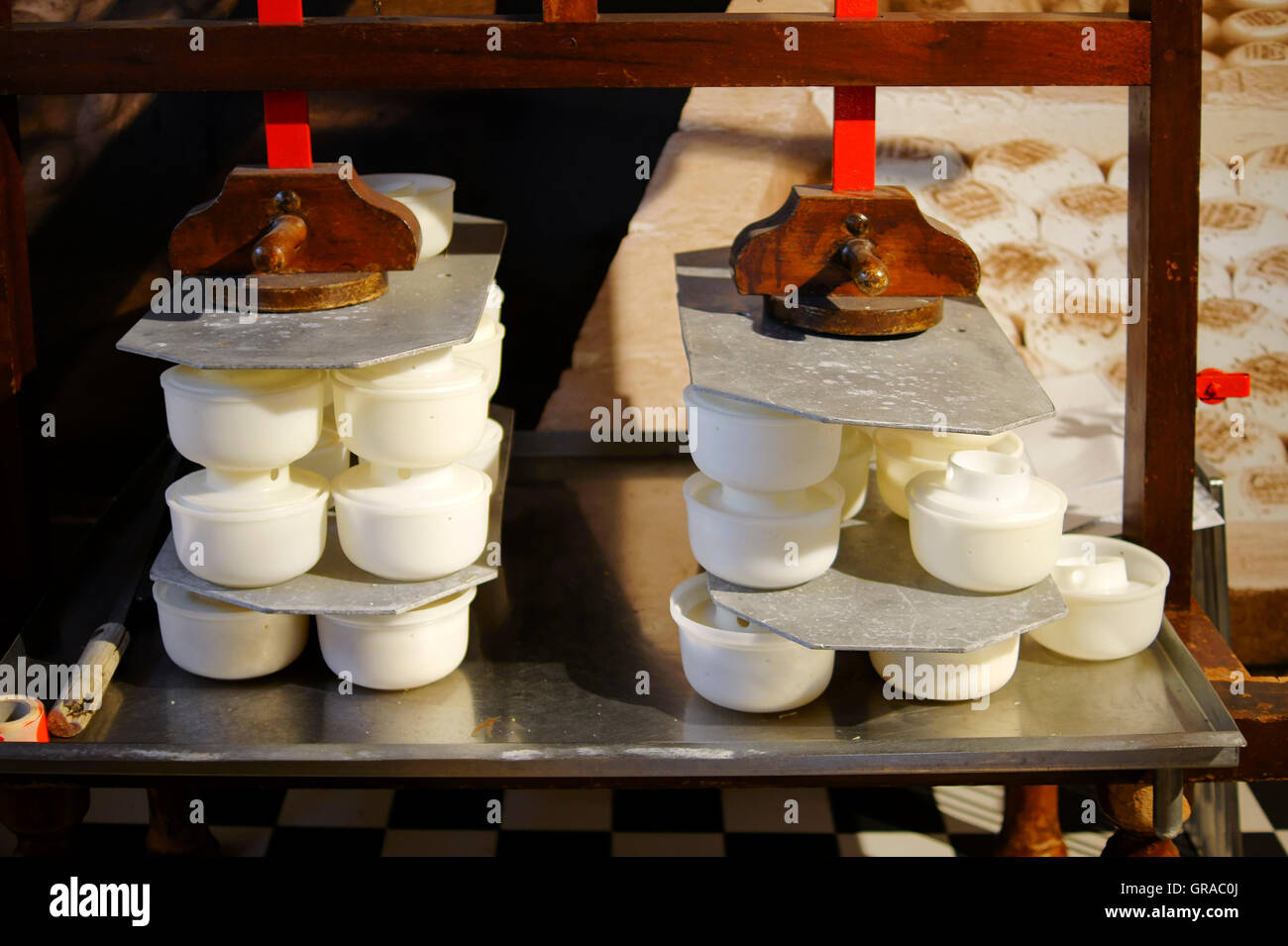 Cheese press machine hi-res stock photography and images - Alamy