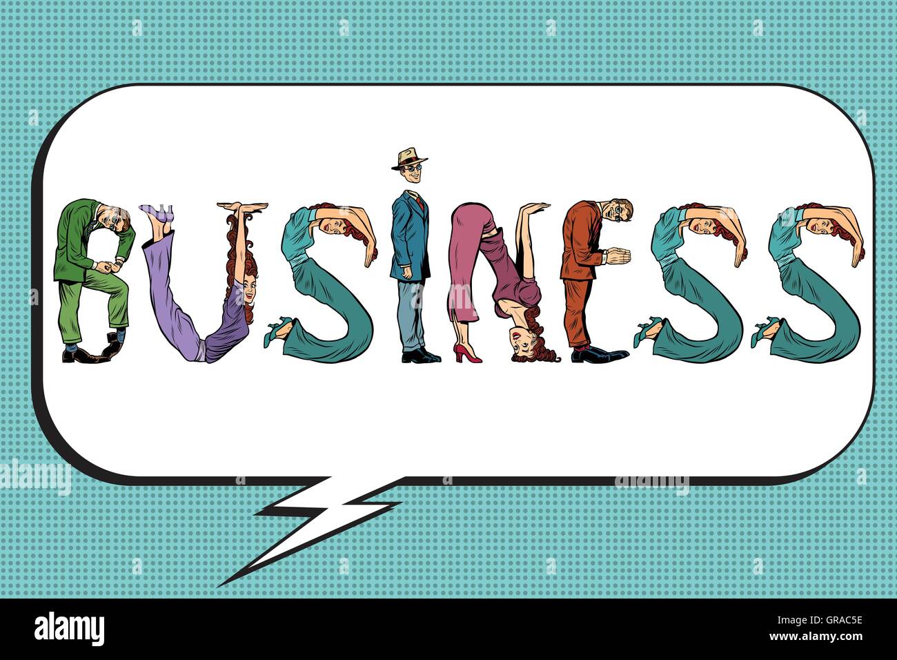 Business word Stock Vector Images - Alamy