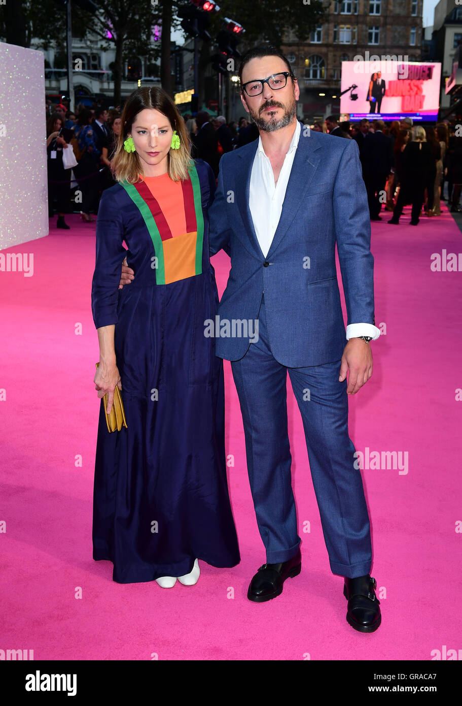 Sienna Guillory and Enzo Cilenti attending the world premiere of ...