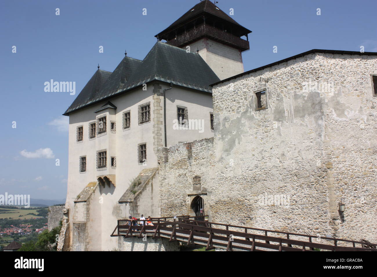 Trencin Castle, Slovakia Stock Photo - Alamy