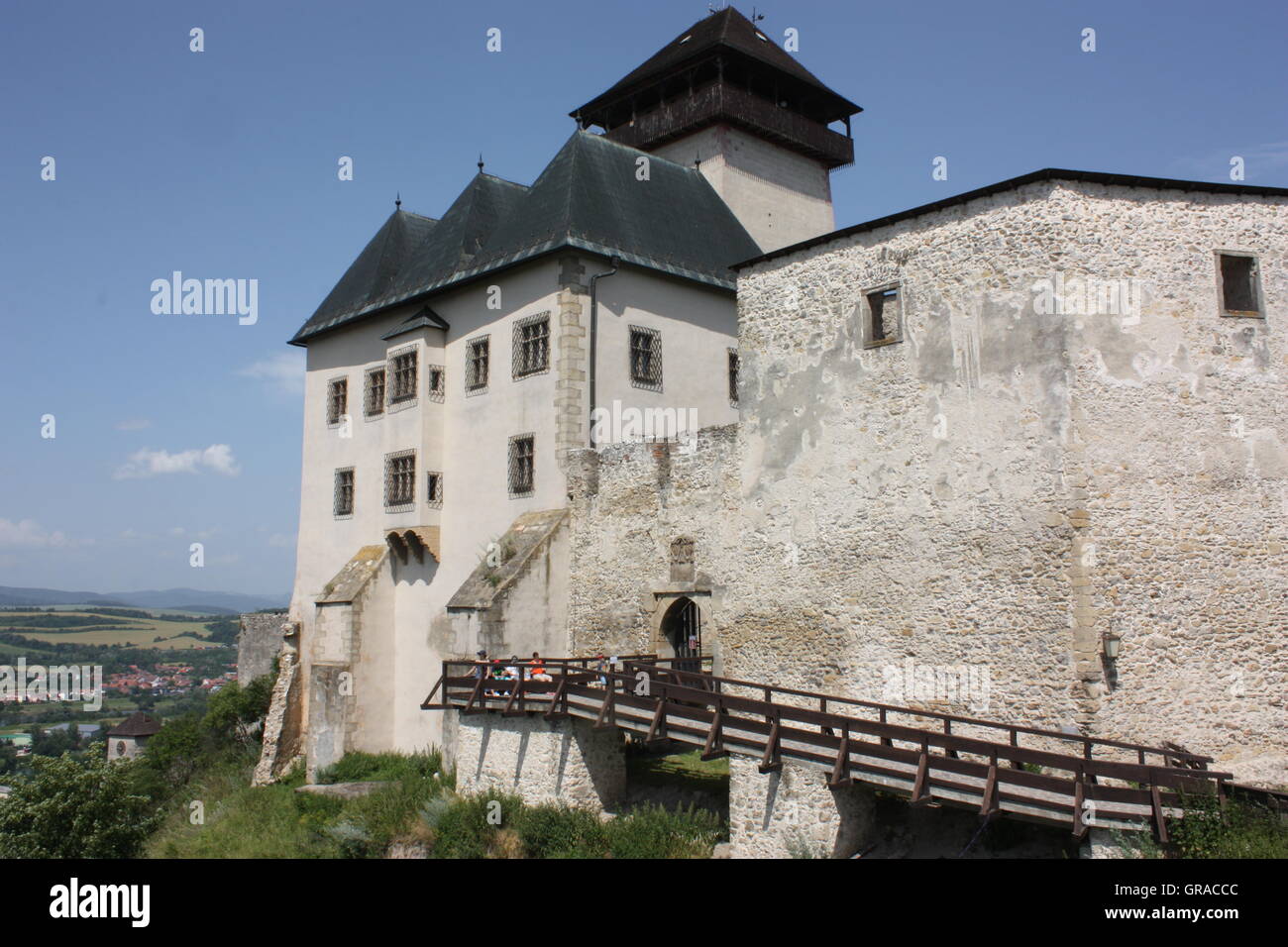 Trencin Castle, Slovakia Stock Photo - Alamy