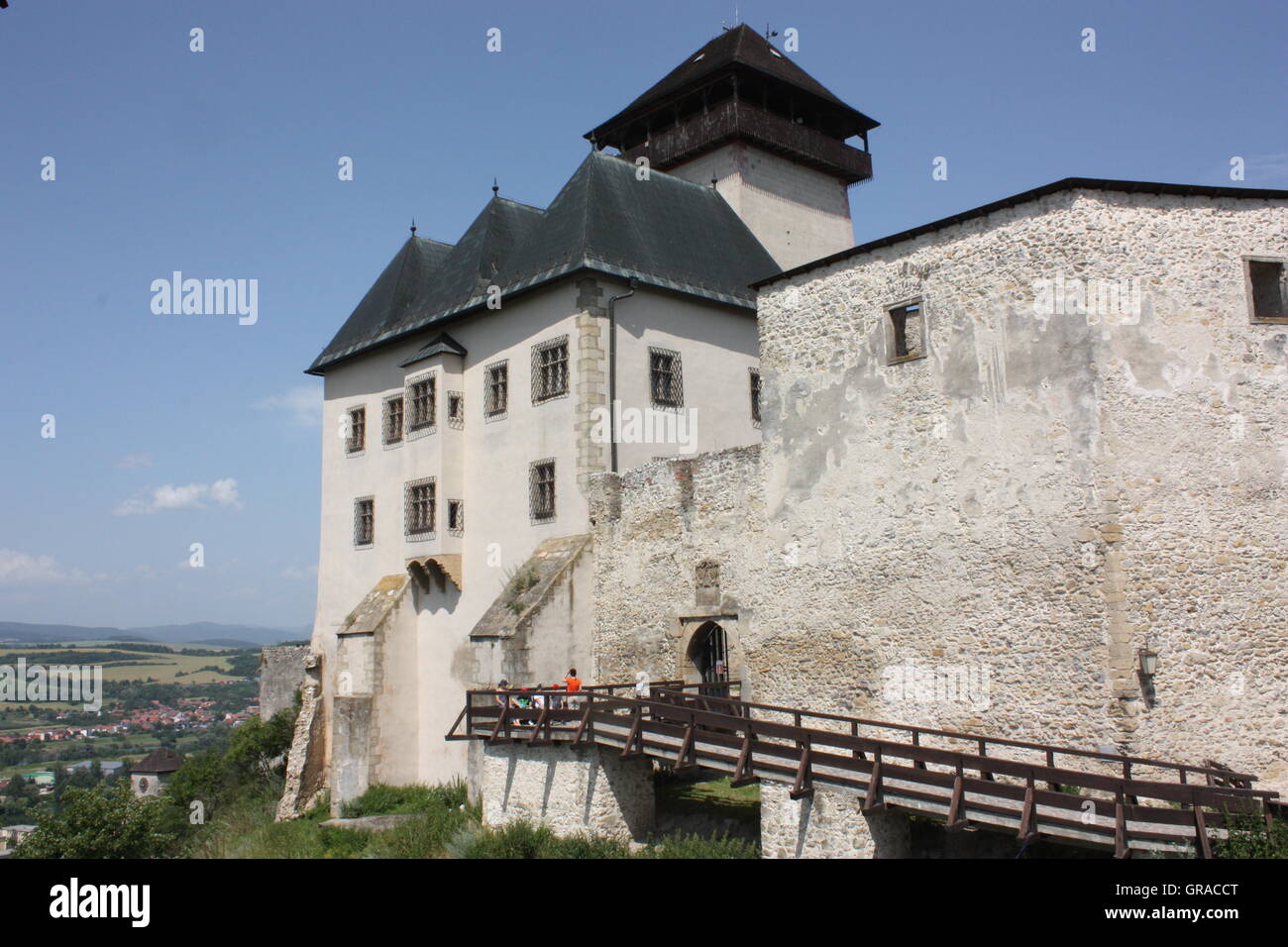 Trencin Castle, Slovakia Stock Photo - Alamy