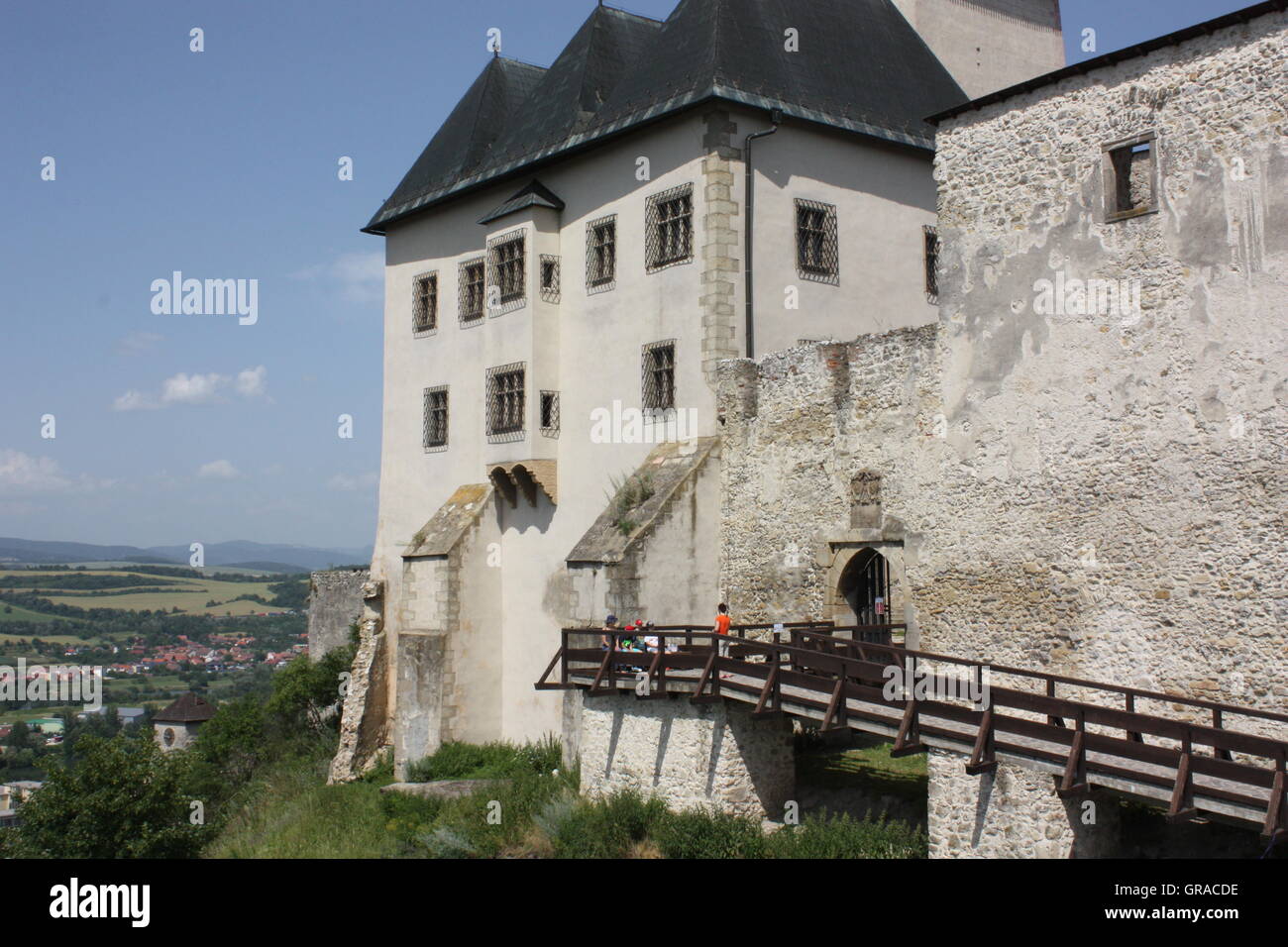 Trencin Castle, Slovakia Stock Photo - Alamy