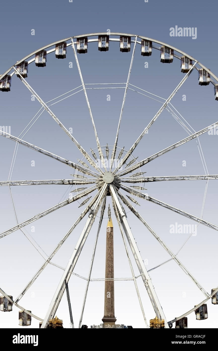 Ferris Wheel In Paris Stock Photo - Alamy